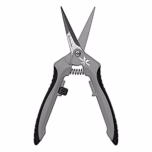 Piranha Pruner Trimming Scissors Garden Shears, Plant Trimmers, Gardening Hand Tools, Straight Stainless Steel Blade