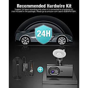 OMBAR 3 Channel Dash Cam, Built-in WiFi GPS, eMMC 64G Storage, 4K Front Dash Cam, 2K+1080P Car Camera Front and Cabin/Rear, 1080P+1080P+1080P Dashcams for Cars with 3.99" IPS Screen, IR Night Vision