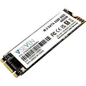V7 V7SSD480GBM2SU 480 GB Solid State Drive - M.2 Internal - SATA (SATA/600) - TAA Compliant