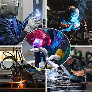 Intra-FIT TIG Welding Gloves with Short Cuff, Premium Grain Goatskin, Spark-Resistant Nomex Back, 1 Pair