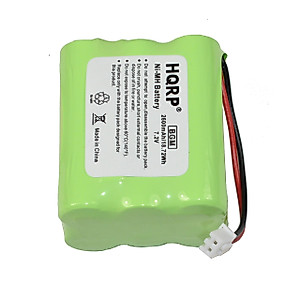 HQRP Backup Battery Compatible with 2gig BATT1X BATT2X BATT1 GC2 2GIG-CNTRL2 2GIG-CP2 GCKIT311 Go Control Panel Security System Alarm 6MR2600AAY4Z 10-000009-001 10-000013-001 Linear PERS-4200