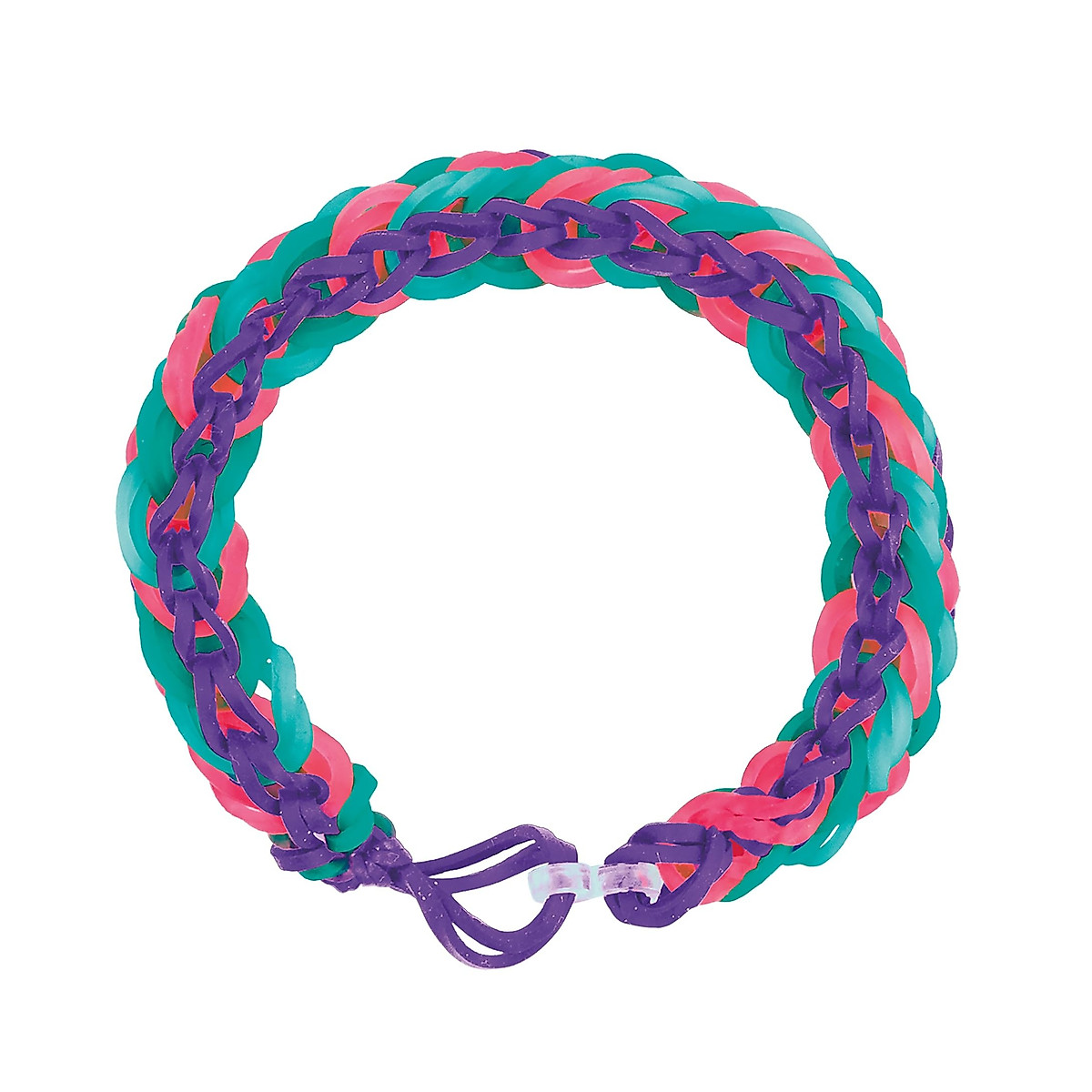 Cra Z Art Cra-Z-Loom Ultimate Tub 8000 Latex Free Rubber Bands and 100 “S” Clips for Making Crafts in Bold and Bright Colors, multi