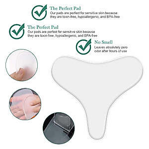 YISHIQI Patches for Reducing Wrinkles Set of 11 Pcs Facial Wrinkle Remover Strips, Anti Wrinkle Patches For Forehead Eye Neck Chest And SIlicone pad remove face Wrinkles Treatment Anti-Ageing Pad