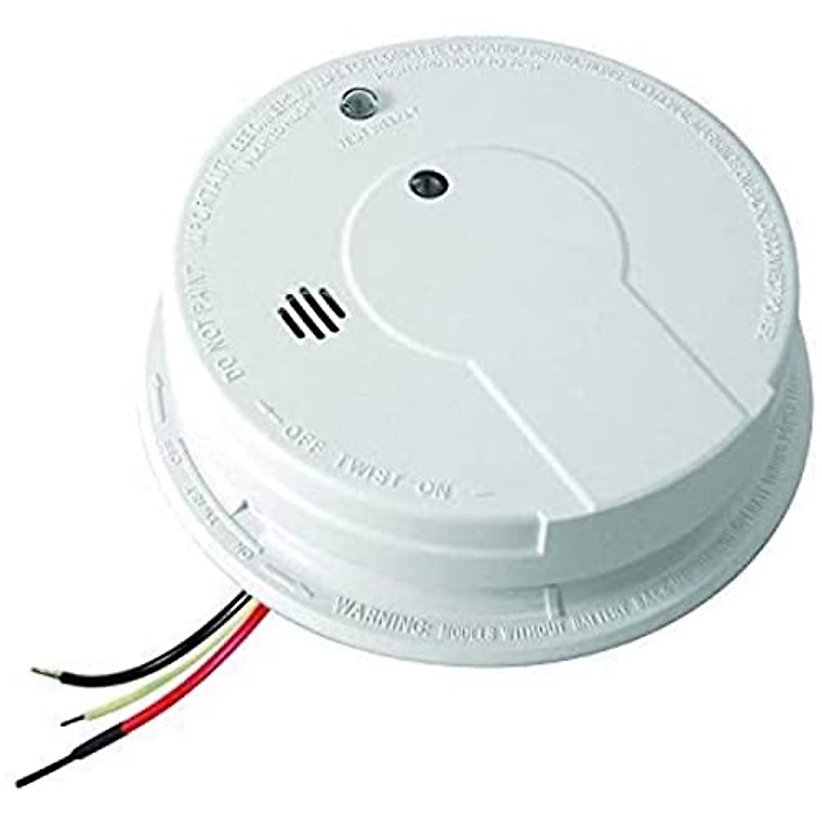 Kidde Smoke Detector, Hardwired with Battery Backup & Interconnect, Battery Included & Smoke Detector, Hardwired Smoke Alarm with Battery Backup & Interconnect Capability
