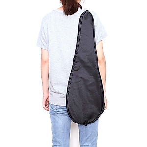 Badminton Racket Bag Lightweight Waterproof Racket Cover Bag Multi-use Racket Shoulder Bag Portable Squash Racket Cover with Zipper Closure&Adjustable Strap for Men Women Outdoor Indoor Sports
