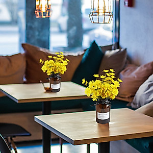 CSBYW Artificial Flowers 10 Bundles Multicolor Artificial Daisy Flowers UV Resistant Outdoor Fake Wildflowers with Stems Faux Greenery Shrubs Plants Arrangements for Home Garden Vase Decor