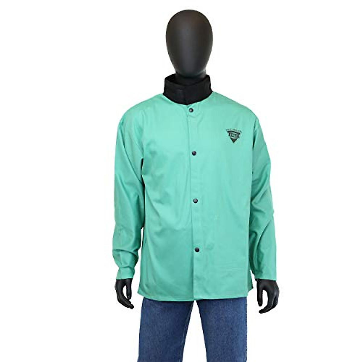 IRONCAT 7050 L Irontex FR Cotton Jacket, 30", Large, Green