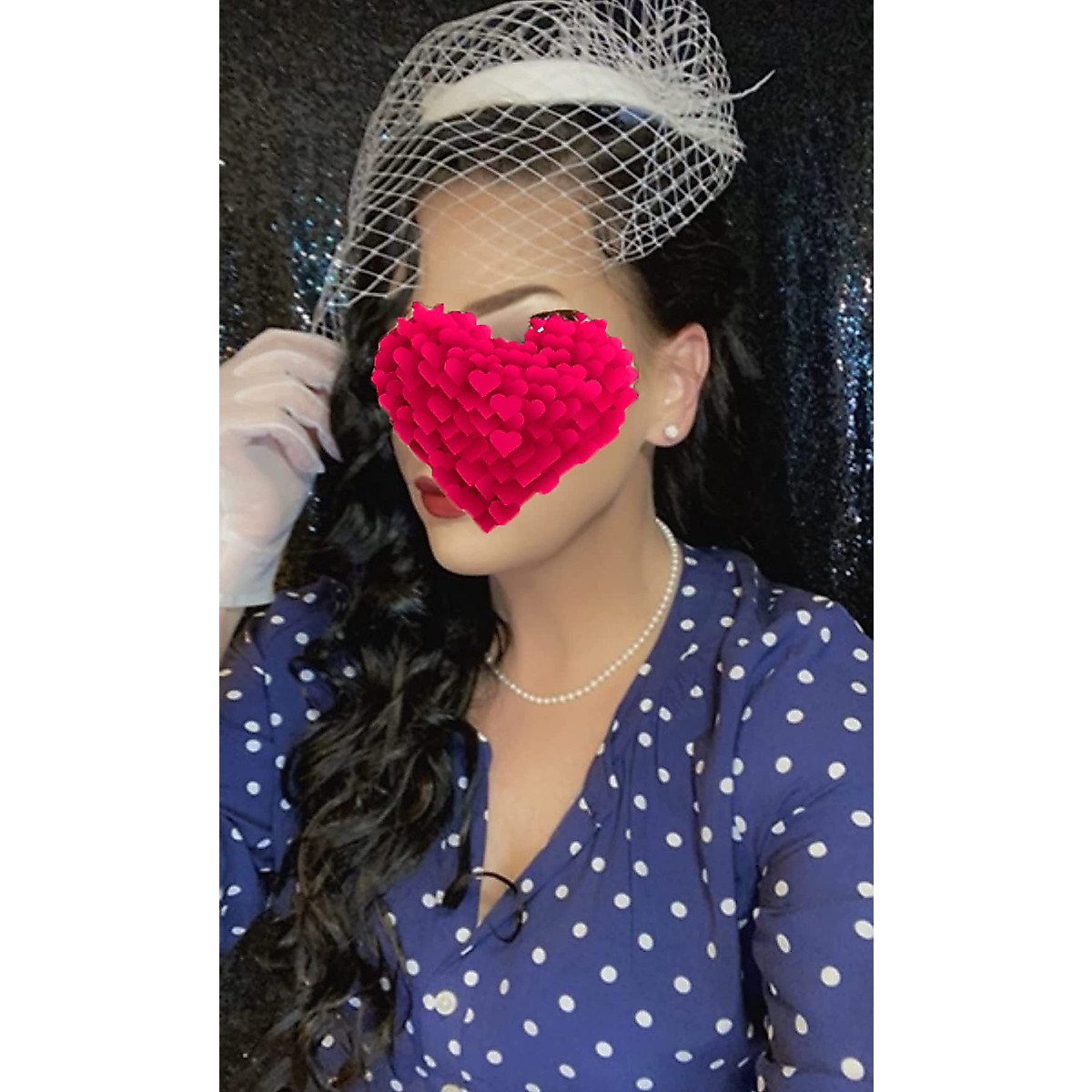 Vivivalue Women Lace Gloves Short Tulle Gloves White Tea Party Gloves Wrist Bridal Gloves Bride Wedding Prom