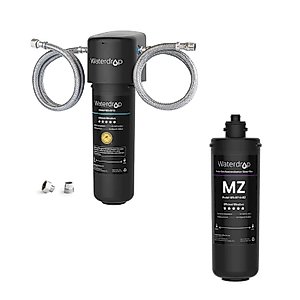 Watedrop Remineralization Replacement Filter AND WD-10UA Under Sink Water Filter System, NSF/ANSI 42 Certified, 8000 Gallons, USA Tech
