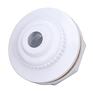 RvSky Garden Supplies Swimming Pool Water Inlet Fitting with 360 Degree and Single Hole Rotating Nozzles G2 External Thread Internal Thread