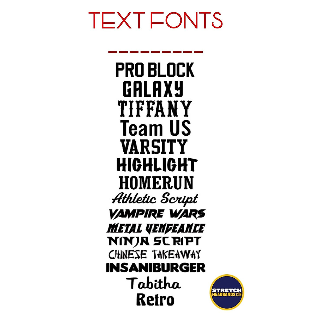 Funny Girl Designs TEAM SPORT Cotton Stretch Headband with your personalized GLITTER Text - 2.5 inch Wide Headband - Your COLORS and TEXT