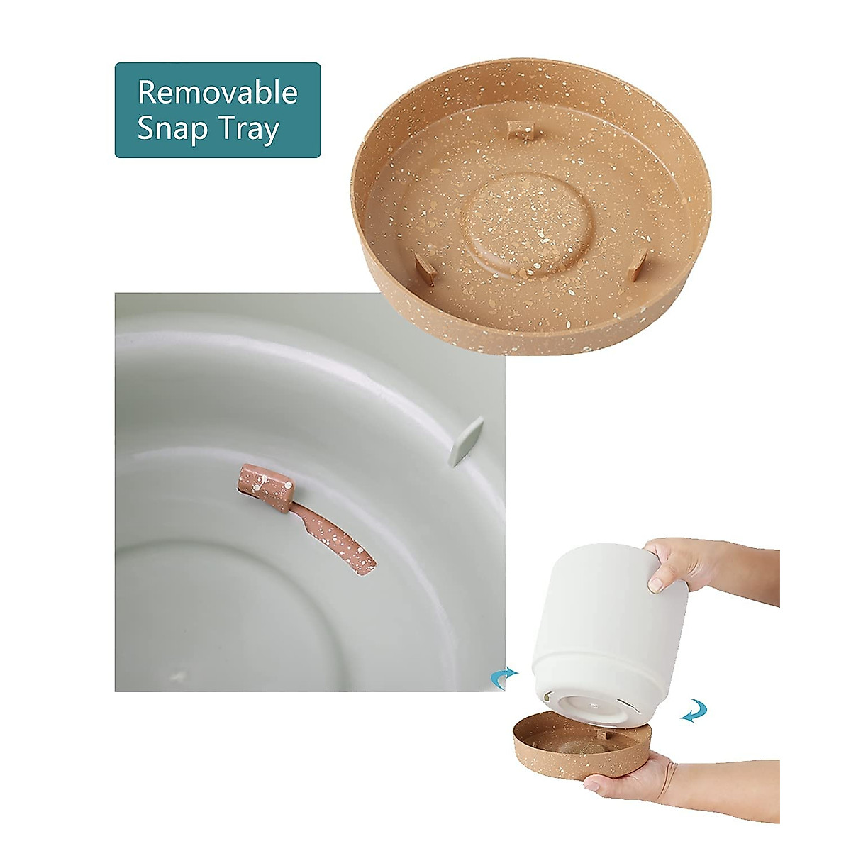 Kubvici 2 Pack 8 inch Planters