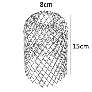 MNTT Gutter Guard,Flexible Aluminum Colanders Leaf Drains Debris Strainer Guard Filters Roof Gutter Drain Net Cover(1pc)