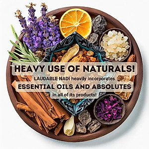 LAUDABLE NADI Beautiful - Dark Patchouli Perfume Oil, 0.47 oz 14 ml