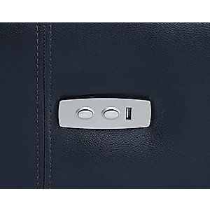 Coaster Home Furnishings Derek Upholstered Power Loveseat and Blue