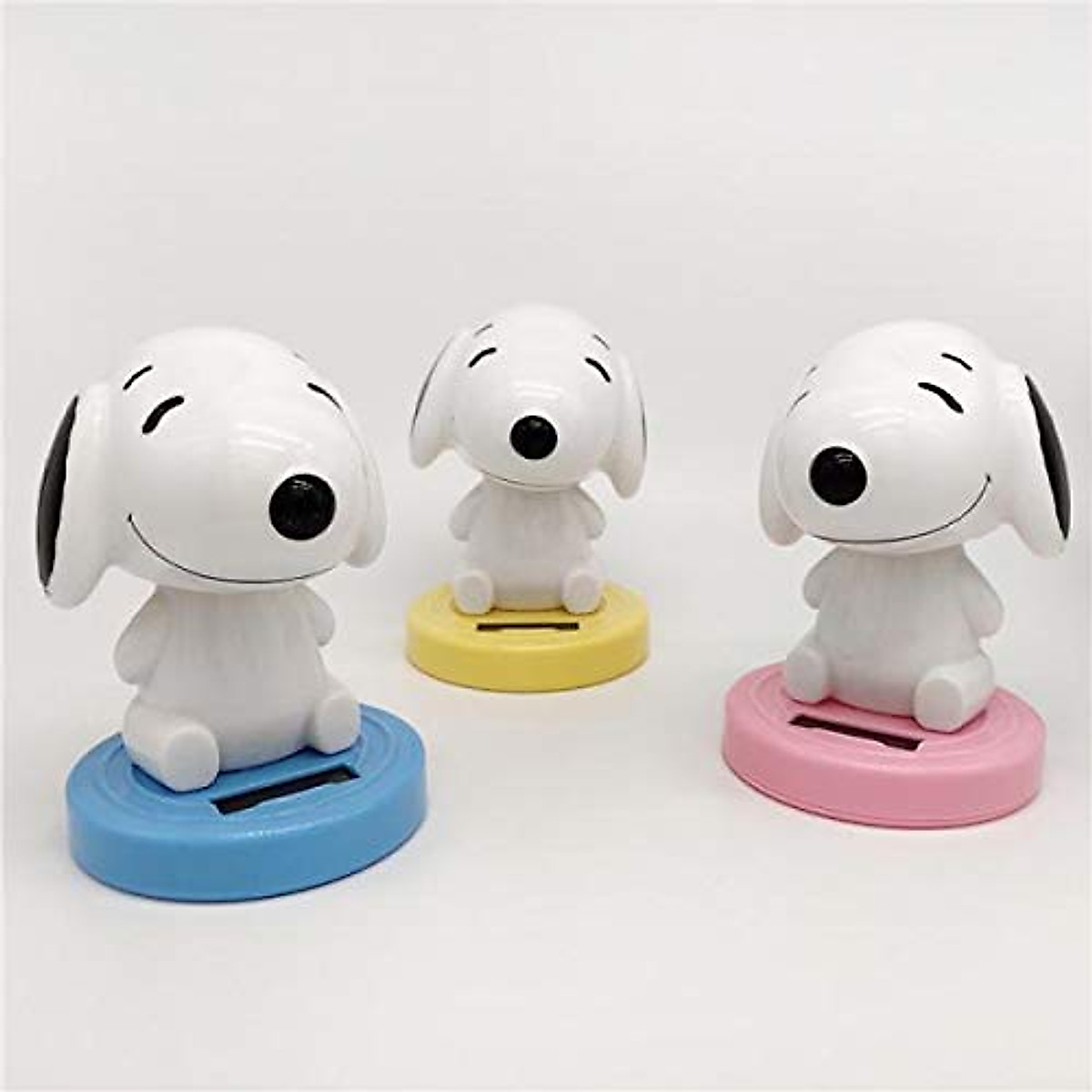 Colcolo Solar Bobbleheads Dog Model, Dashboard Car Decorations, Desktop Ornaments , Blue