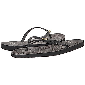 Roxy Women's Viva Stamp II Sandal, Open Yellow, 9