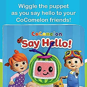 CoComelon Say Hello! Finger Puppet Board Book Ages 0-4