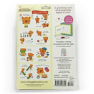 Now You Are Two: Little Bird Greetings, Greeting Card Board Book with Personalization Flap, 2nd Birthday Gifts for Two Year Olds