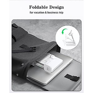 3 in 1 Wireless Charger for MagSafe, Foldable Charging Station for Multiple Apple Devices, Compatible with iPhone 15/14/13/12, Apple Watch, AirPods Pro/3/2 (Cable and Adapter Included) White