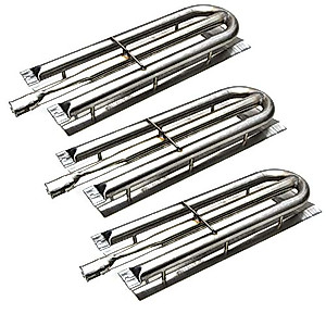 Direct Store Parts DA108 (3-Pack) Stainless Steel Burner Replacement for Viking Gas Grill (3)
