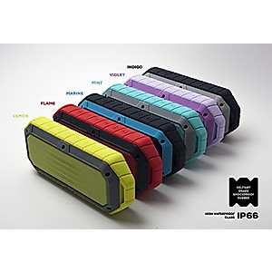 iJoy Beach Bomb IP66 Waterproof Shockproof Portable Bluetooth Speaker - Indigo (IND)