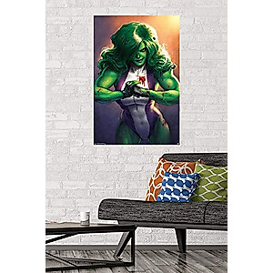 Trends International Marvel Comics - She-Hulk - Totally Awesome Hulk - Cover #4 Wall Poster, 22.375" x 34", Premium Unframed Version