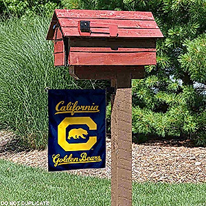 Cal Berkeley Golden Bears Block C Logo Garden Flag