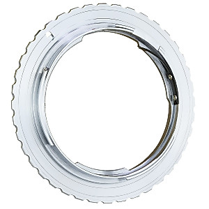 Haoge Lens Mount Adapter for Contax/Yashica C/Y CY Mount Lens to Canon EOS Rebel 80D 70D 60D 50D 550D 500D 5D 5DS 7D EF EF-S Mount Camera Silver