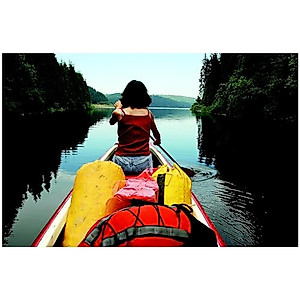 Attwood 11897-2 20 Liter Dry Bag Roll Top for Boating, Kayaking, Camping, Swimming, and Fishing, Yellow