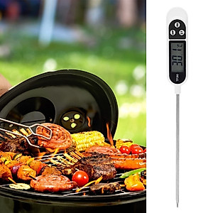 Portable Digital Cooking Meat Thermometer Waterproof Food Oil Water Temperature Meter for Home Kitchen