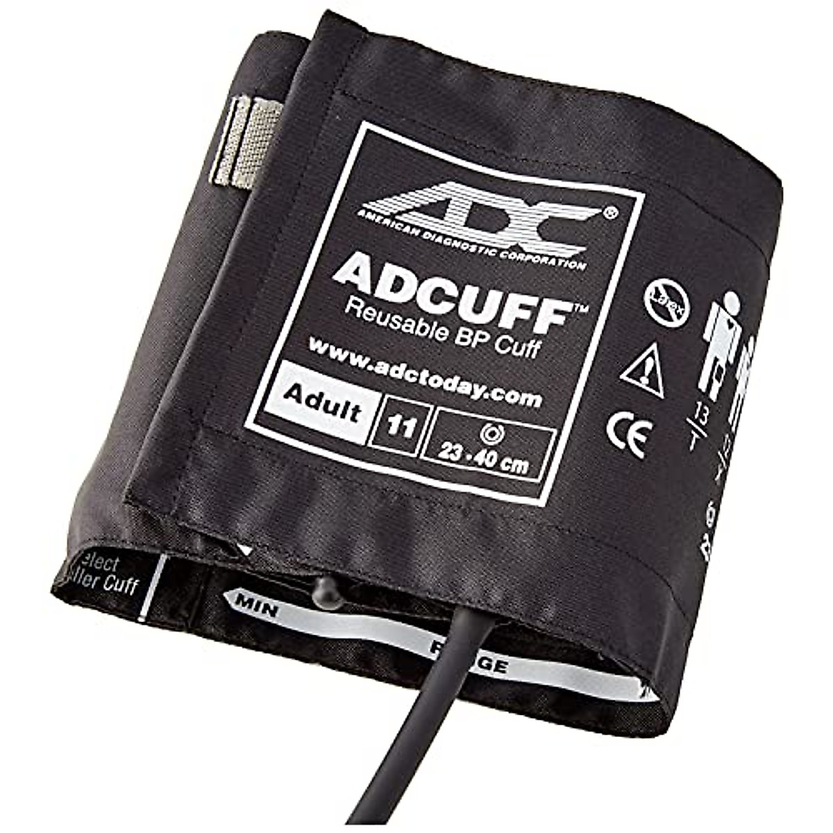 ADC 731BK Multikuf Model 731 3-Cuff EMT Kit with 804 Portable Palm Aneroid Sphygmomanometer, Small, Adult, Black