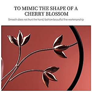 YFQHDD Wine Glass Rack,Cherry Blossoms Countertop Wine Glass Holder, Elegant Freestanding Tabletop Stemware Storage Rack/Wine Glass