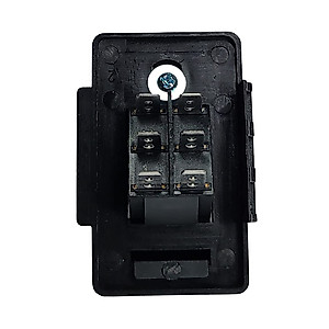 6 Volt 12 Volt Kids Electric Ride On Car Accelerator Foot Pedal Reset Control Switch for Kids Powered Wheels, Electric Battery Remote Tractor Quad Toy Gray 6-pin Socket