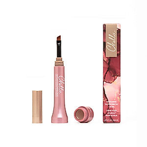 Chella Eyebrow Cream, Tantalizing Taupe - Vegan, Cruelty Free, Paraben Free, Gluten Free Eyebrow Pomade Makeup - Long Wearing, Velvet Consistency, Water Resistant