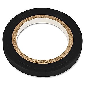 Cosco Creative Start Art Tape, Gloss Black .25 Inches Wide (098075)