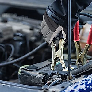 KAYGO Winter Insulated Mechanic Work Gloves KG126W,Double Lining,Improved dexterity,Excellent Grip,Heavy duty, Utility Work Gloves for cars and outdoor works (1, Large)