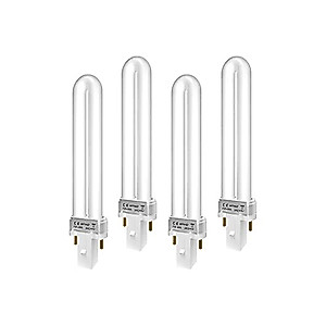 21050 9-Watt Replacement Bulb Compatible with Dynatrap DT3009 DT3019 DT3039 Indoor Insect Mosquito Trap, 4 Pack