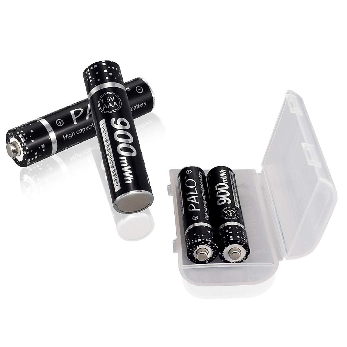 Tenberly 1.5V AAA Rechargeable Batteries 8 Pack Lithium Battery 900mWh 1.5V Constant Voltage Rechargeable AAA Batteries.(Rechargeable Trip A Battery)