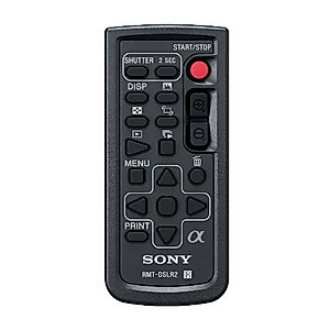 Sony RMTDSLR2 Wireless Remote for Alpha & NEX, (Black)