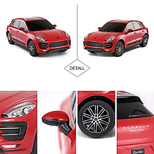 RASTAR 1:24 Porsche Macan Turbo RC Toy Car, Remote Control Car, Gifts for Kids
