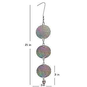 FIAMER Bird Repellent Bird bar Garden Farm Outdoor Multi-Purpose Courtyard Decoration Bird Reflection and Shockproof Protection of Grain farmland Wind Energy Sculpture and Rotating Bird Deterrent