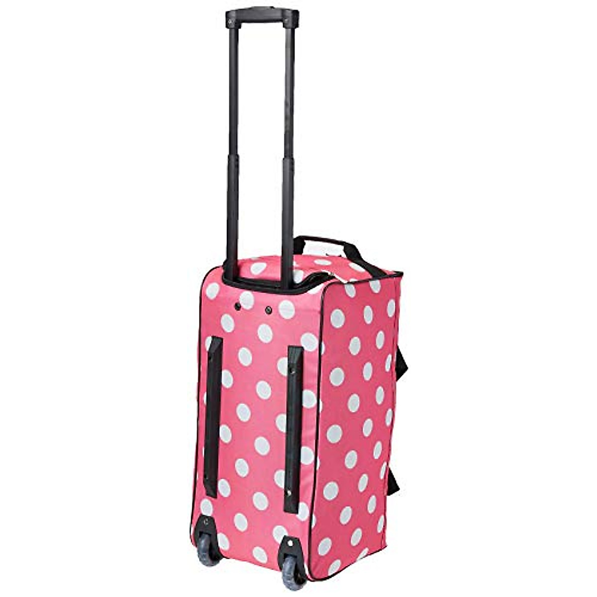 Rockland Rolling Duffel Bag, Pink, 22-Inch