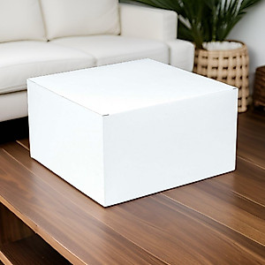 amscan White Gift Box - 9" x 9", 1 Pc