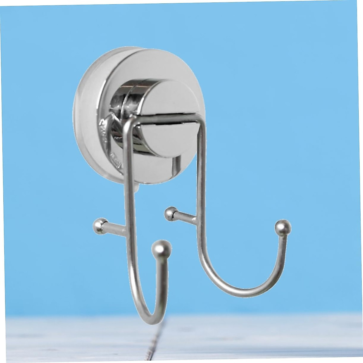 PRETYZOOM Suction Hooks for Shower Suction Cups Hangers Seamless Super Strong Double Hooks Desk Bookshelf Suction Cup Towel Hook Stainless Steel s Hooks Bow Hardware Sucker