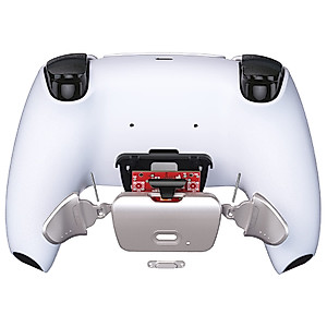 Silver Real Metal Buttons (RMB) Version K1 K2 Buttons Housing & Remap PCB Board for PS5 Controller eXtremeRate Rise Remap Kit – NOT Included The Controller & Flex Cables and Other Rise Accessories