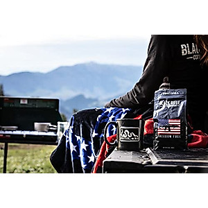Black Rifle Coffee Freedom Fuel (Dark Roast) Ground 12 Ounce Bag, Dark Roast Ground Coffee, Dark and Bold Flavor, Helps Supports Veterans and First Responders