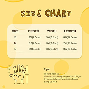 HLDD HANDLANDY Kids Leather Work Gloves, 2 Pairs Kids Gardening Gloves, Children Cowhide Garden Gloves for Age 2-9 Girls Boys (Medium (Age 4-6), Brown)