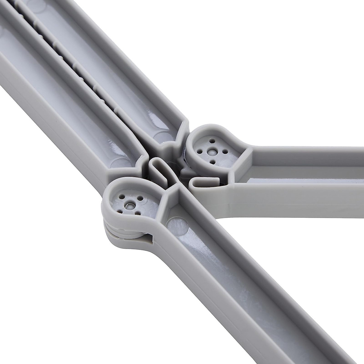 Juvale 6 Pack Folding Boot Shaper Stands for Storage, Grey Clip Support Inserts, Shape Holders for Women's and Men's Boots