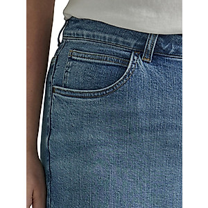 Lee Women's Plus Size Legendary Mid Rise Flare Jean, Elevated Retro